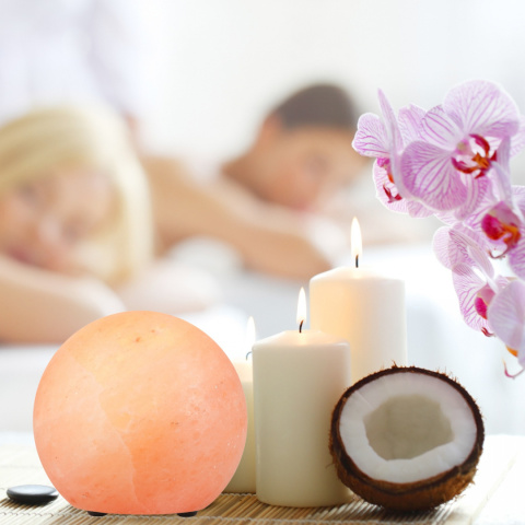 SALLY 11 - lampa solna kula bez podstawy 14 cm - drewno naturalne ...